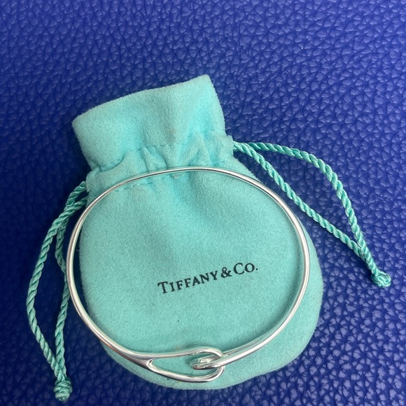 Tiffany & Co. | Jewelry | Tiffany Co Sterling Silver Double Loop Bangle Bracelet | Poshmark
